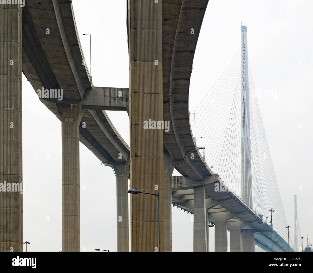 high way bridge under view Stock Photo - Alamy