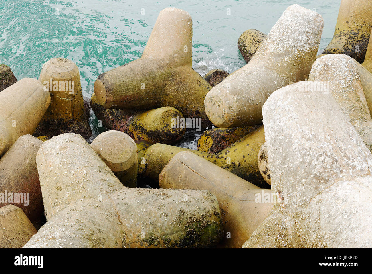 Breakwater stone close up , background, wallpaper Stock Photo - Alamy