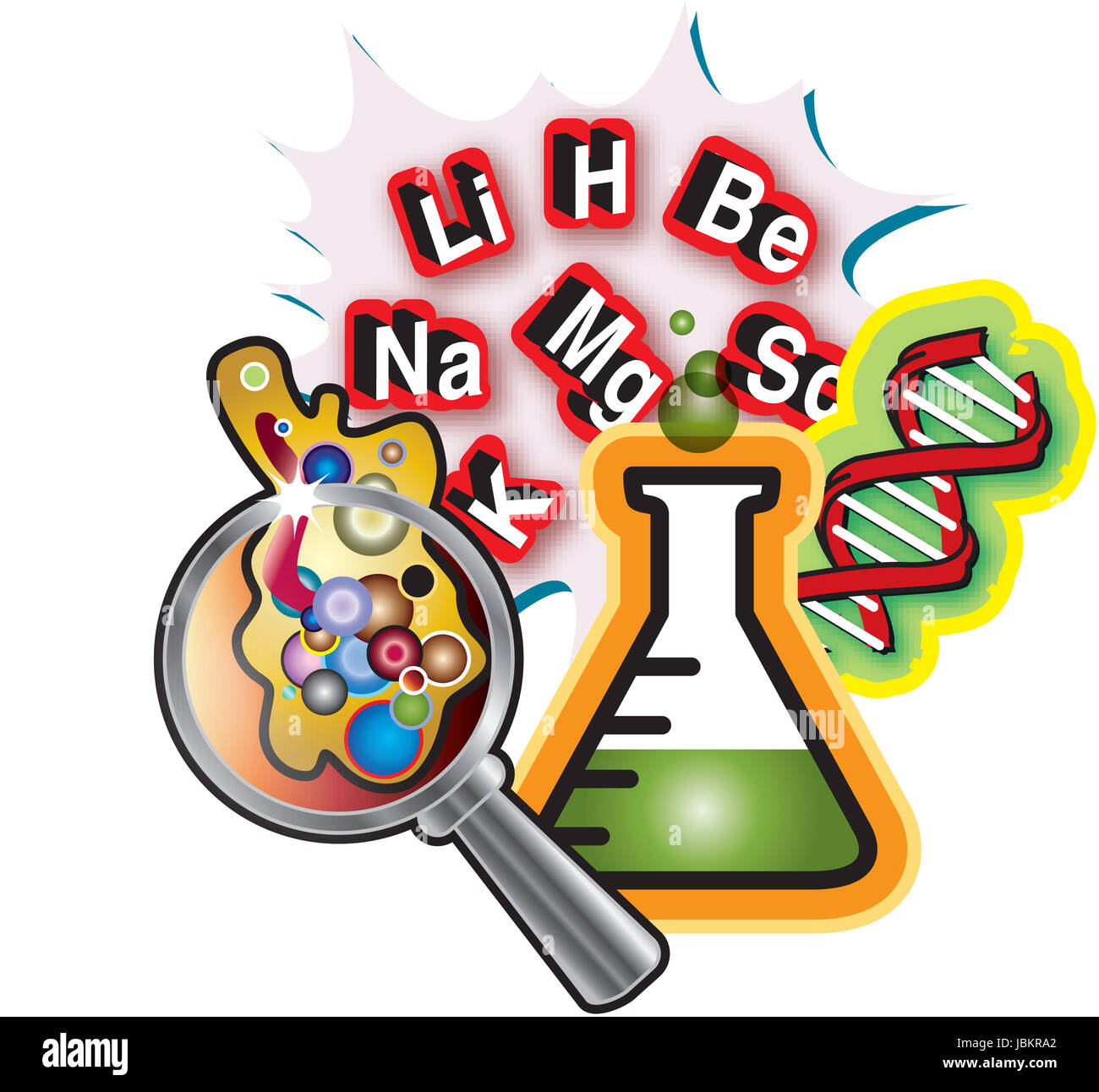 Science and research. Laboratory science and research cartoon ...