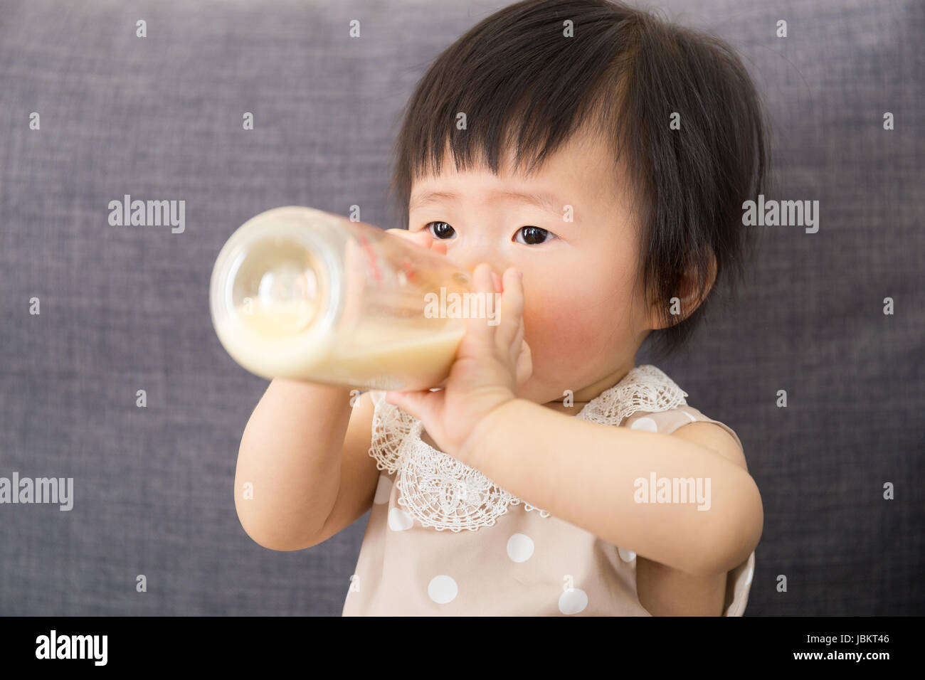 Chinese baby drinking milk hi-res stock photography and images - Alamy