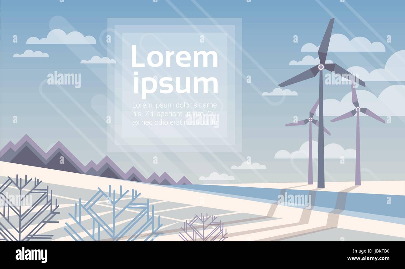 Alternative energy production in industrial Stock Vector Images - Alamy