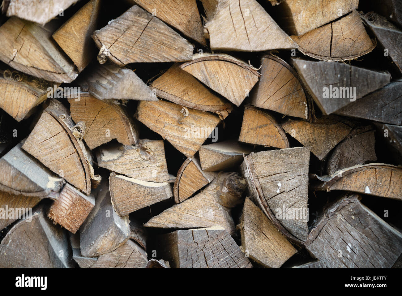 natural firewood stack rustic background Stock Photo - Alamy