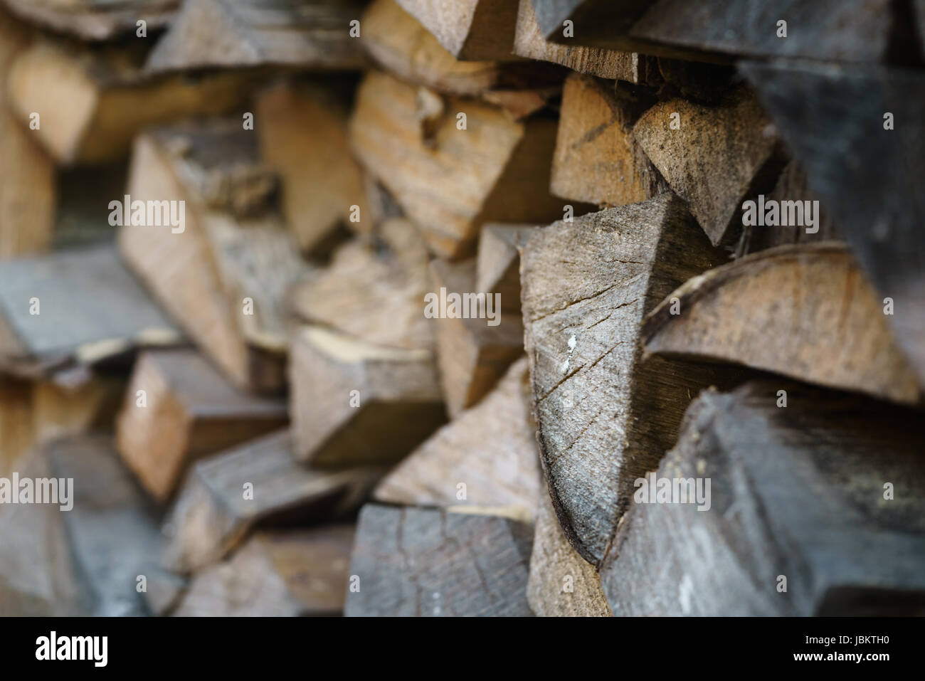 natural firewood stack rustic background closeup Stock Photo - Alamy