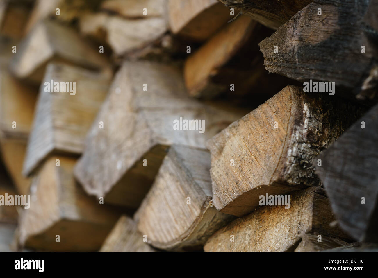natural firewood stack rustic background closeup Stock Photo - Alamy