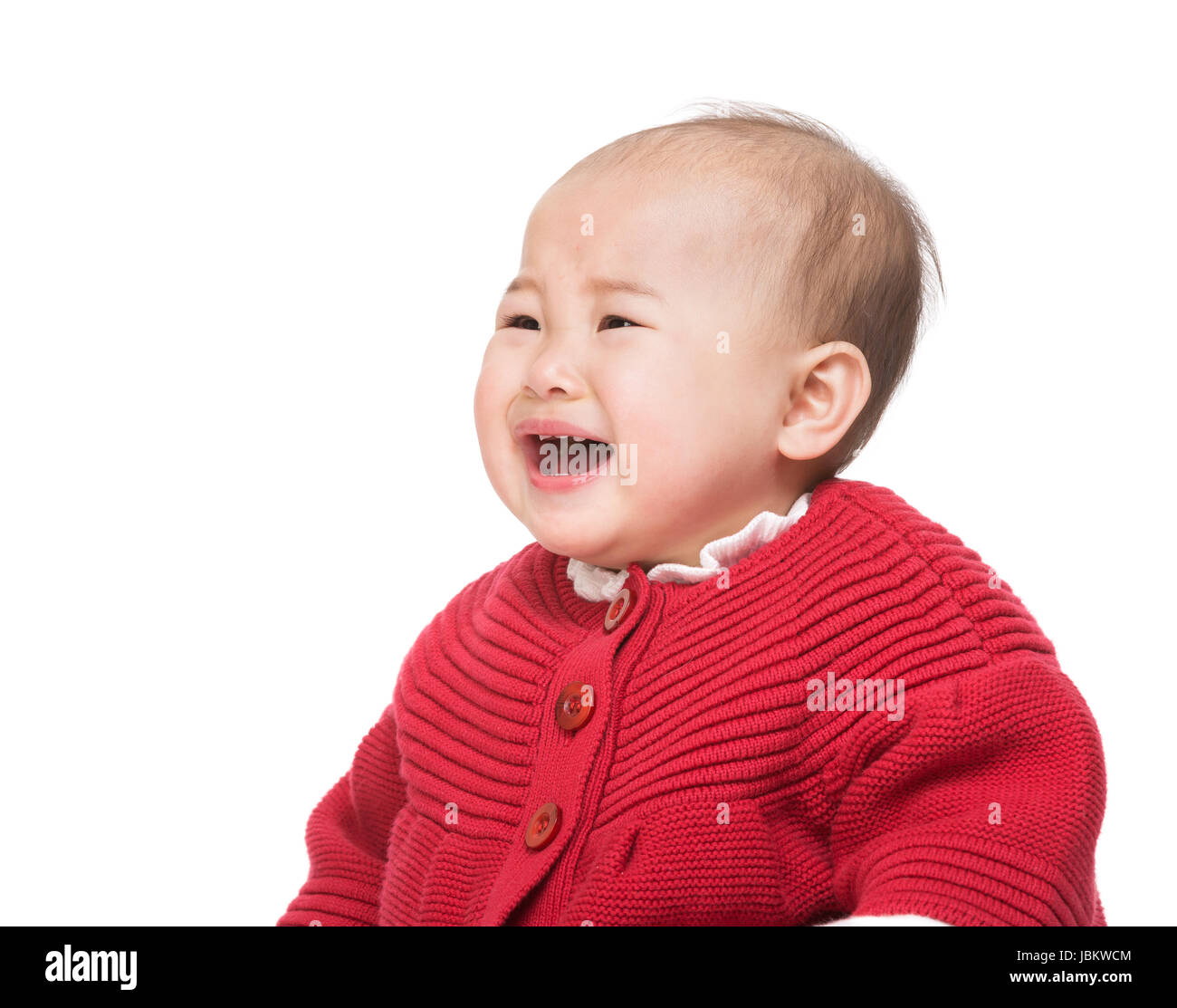 Crying asian baby girl Stock Photo - Alamy