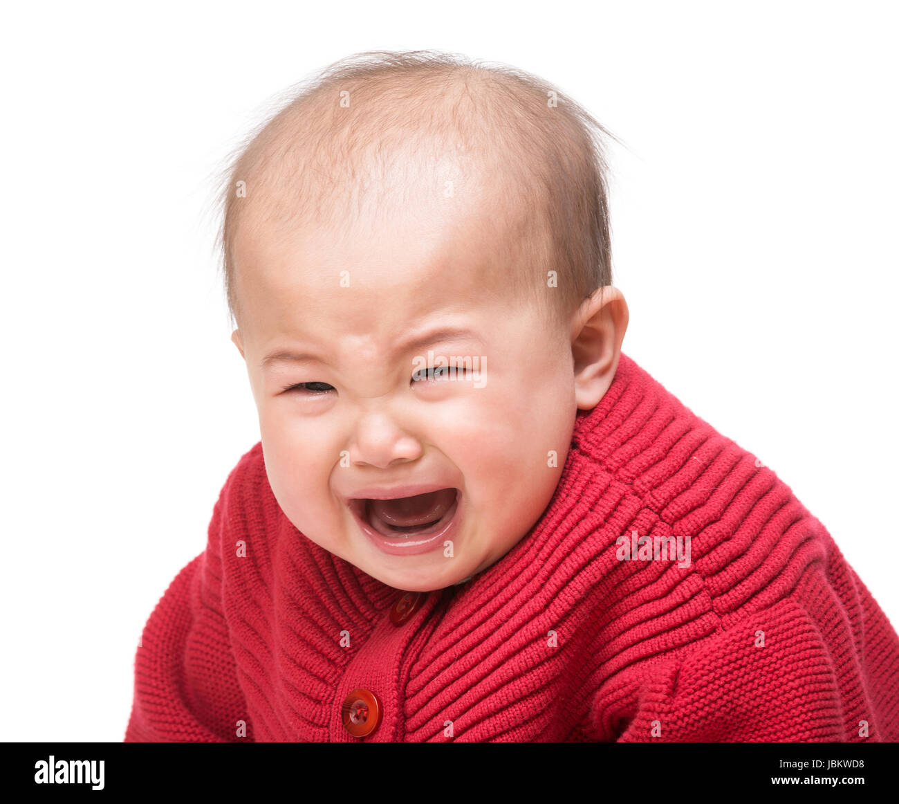 Crying baby girl Stock Photo - Alamy