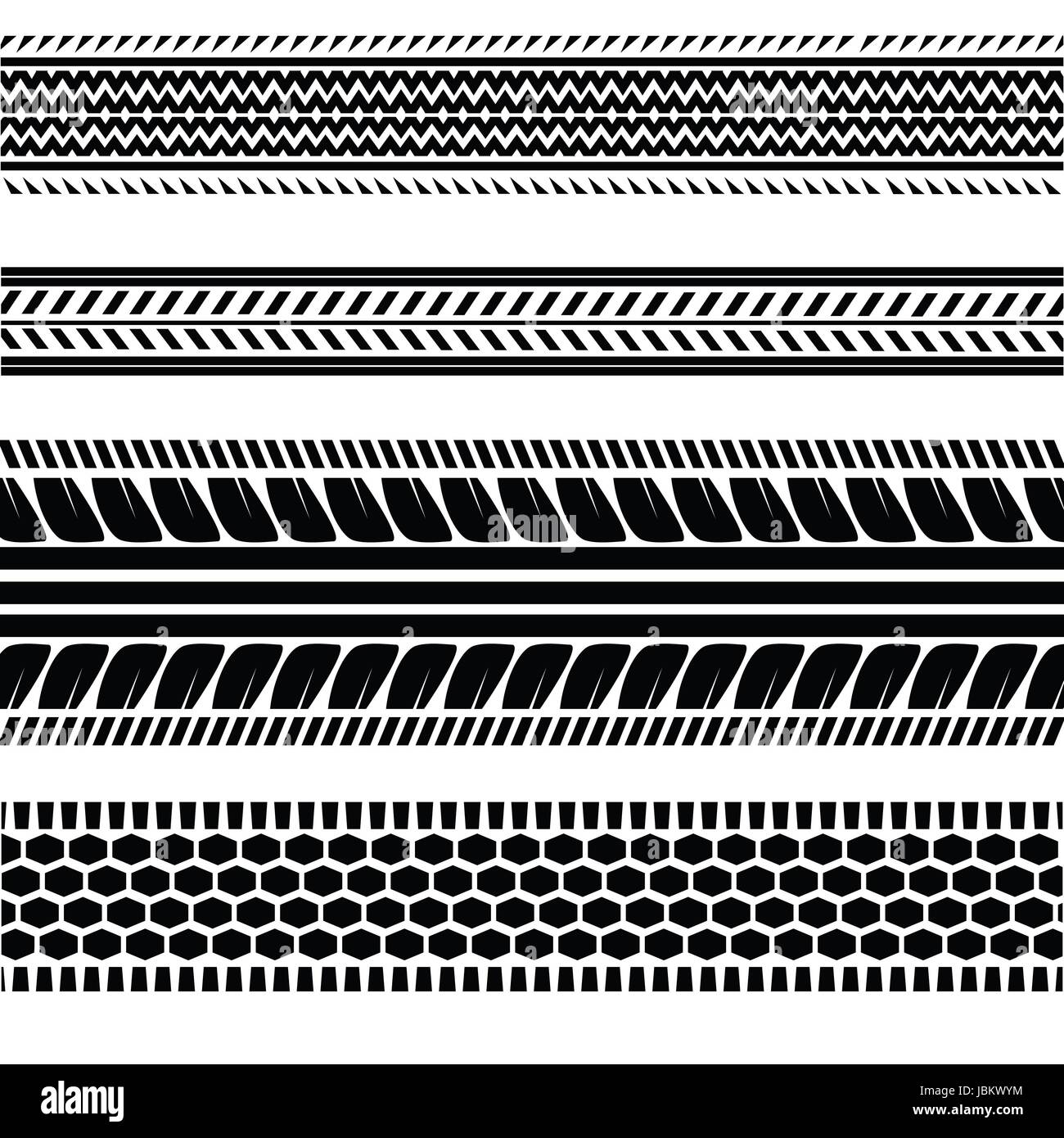 illustration with imprints tires on a white background for your design ...