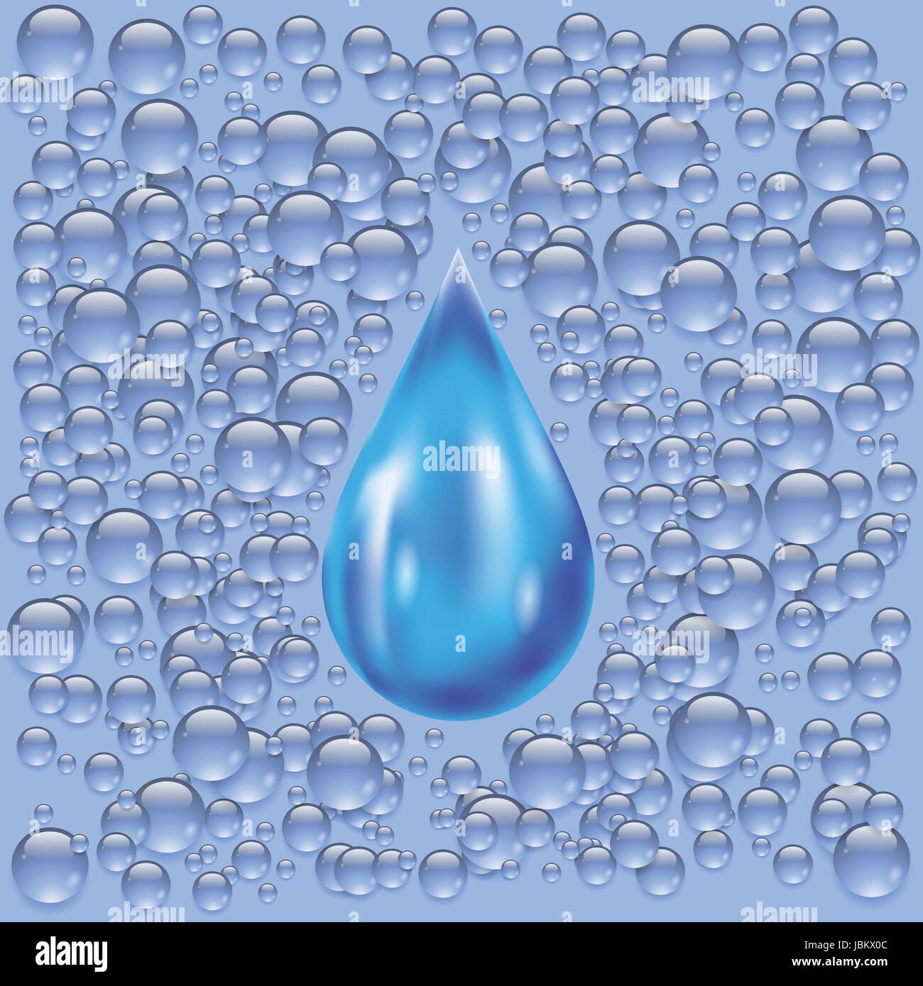 colorful illustration with water background for your design Stock Photo ...