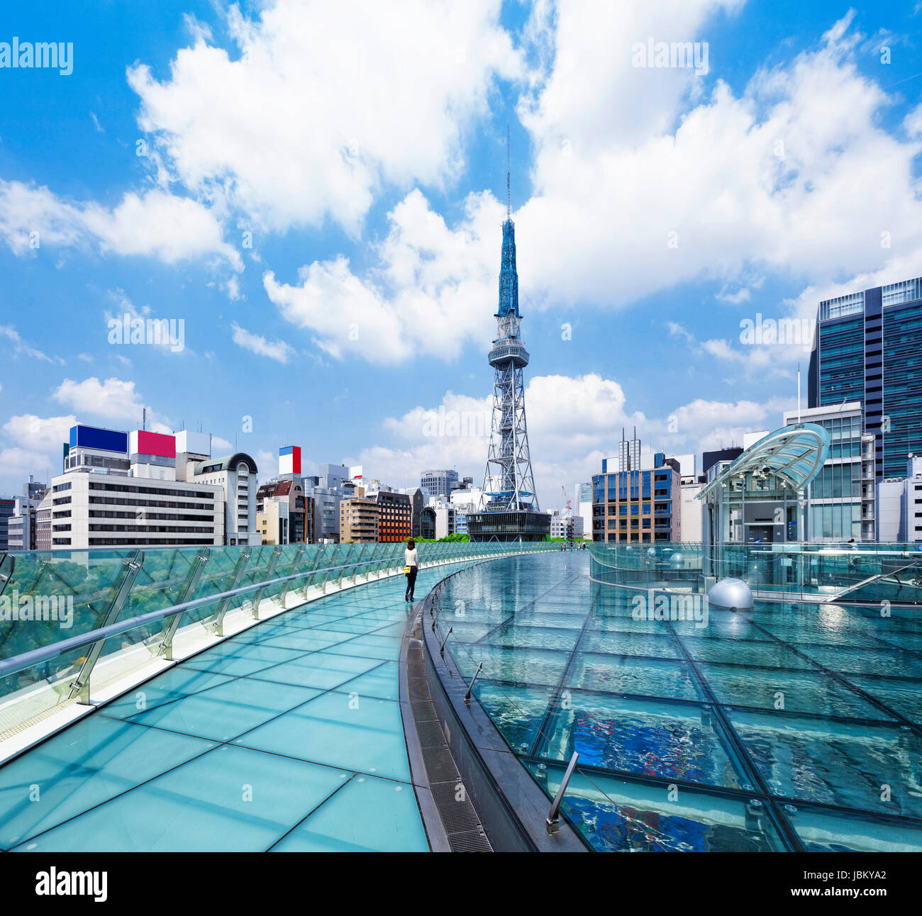 Nagoya landmark, Japan city skyline with Nagoya Tower daytime Stock ...