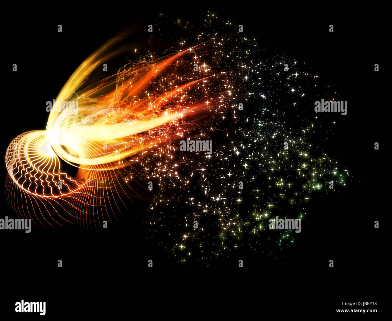 Light Soul series. Design made of child line profile and lights on the ...