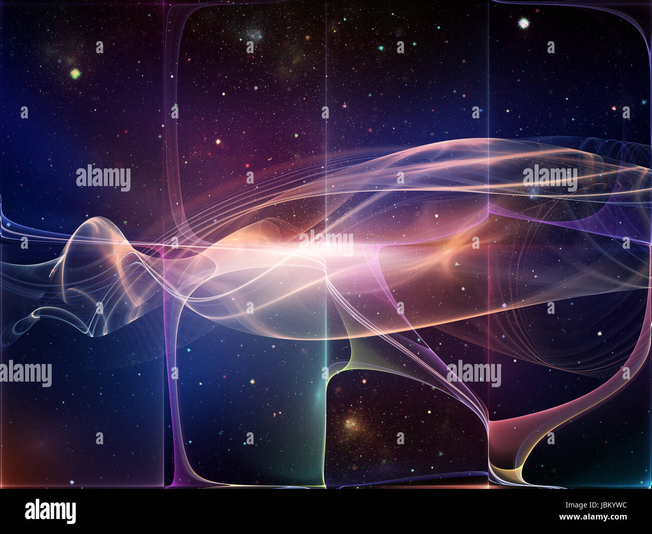 Geometry of Space series. Composition of conceptual grids, curves and ...