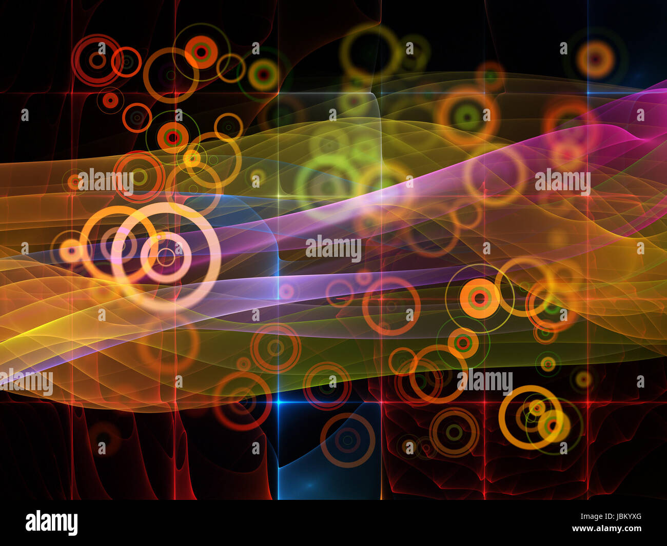 Geometry of Space series. Composition of conceptual grids, curves and ...