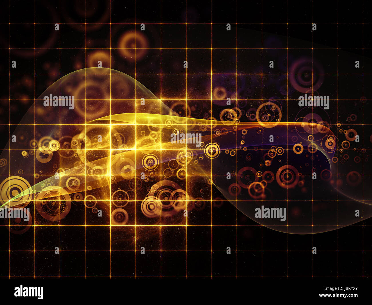 Geometry of Space series. Artistic abstraction composed of conceptual ...