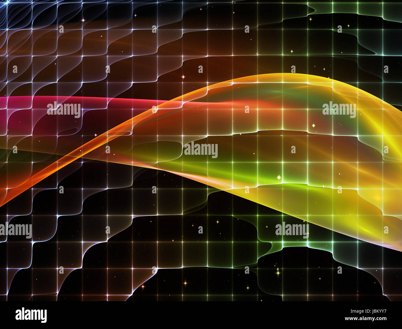 Geometry of Space series. Artistic abstraction composed of conceptual ...
