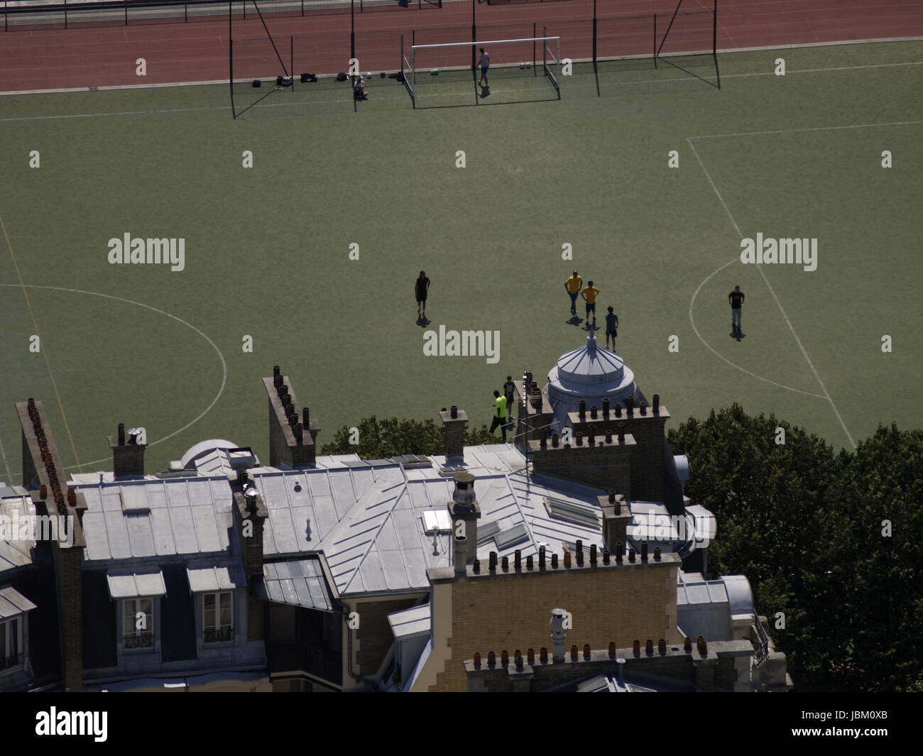 PARIS FRANCE FOOT BALL YARD SEEN FROM THE TOP - PARIS SPORT © Frédéric ...
