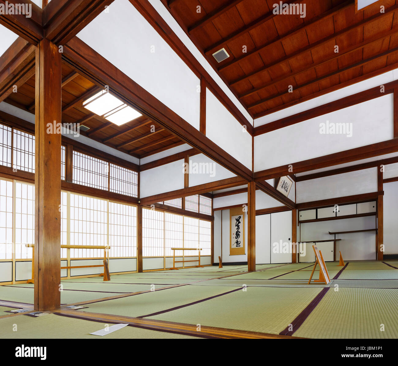 Tatami room in Tenryuji temple Daihoujyo Arasiyama Kyoto Japan Stock ...
