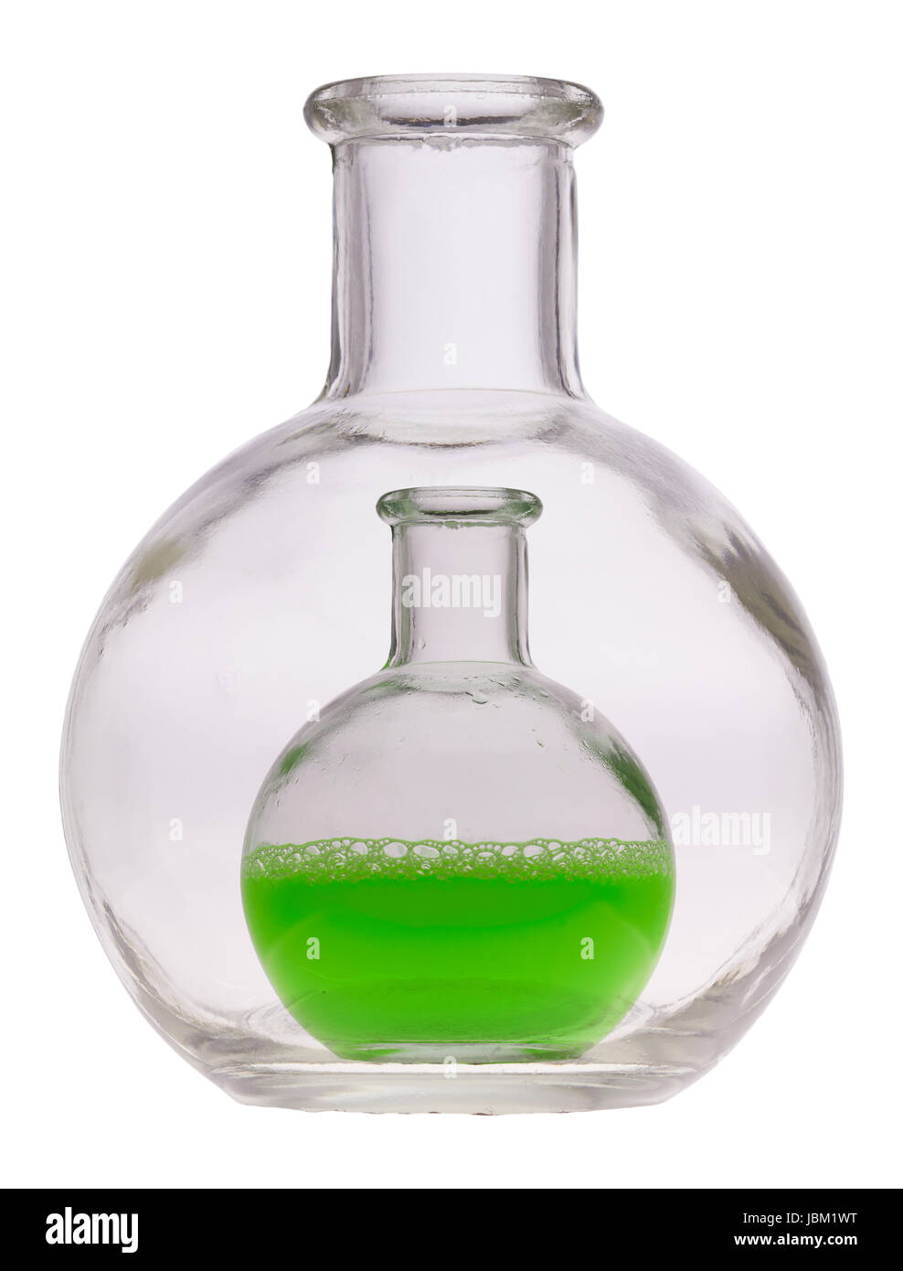 Glass bottle detail Cut Out Stock Images & Pictures - Alamy