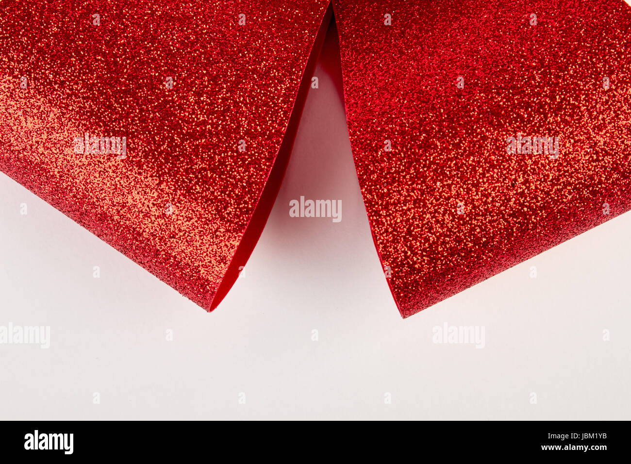 Part of the red bow Stock Photo - Alamy