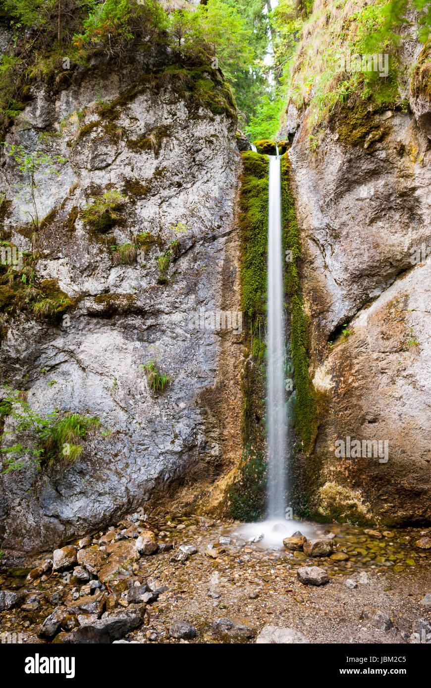 waterfall and rocks Stock Photo - Alamy