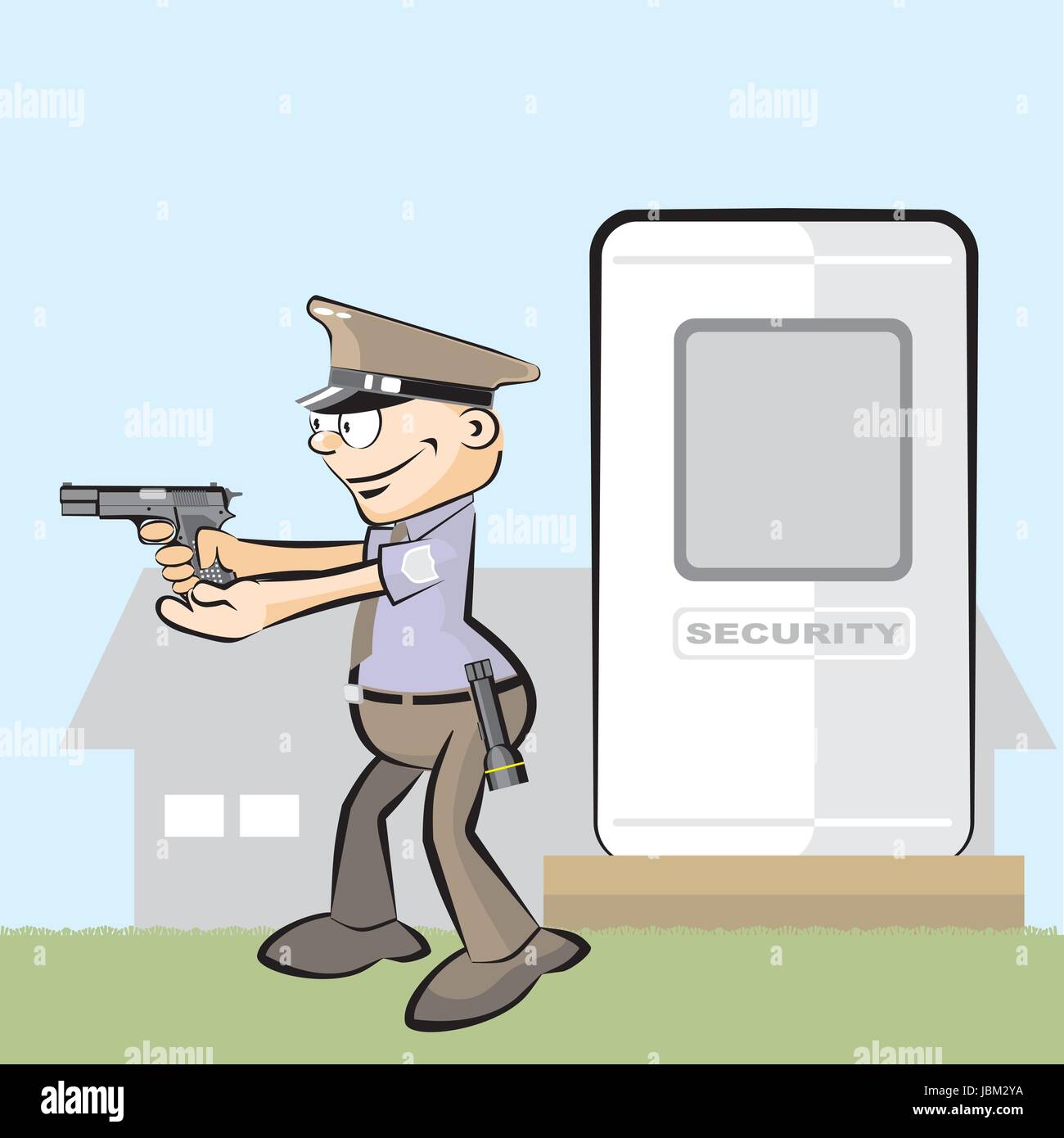 Pistole cartoon hi-res stock photography and images - Alamy
