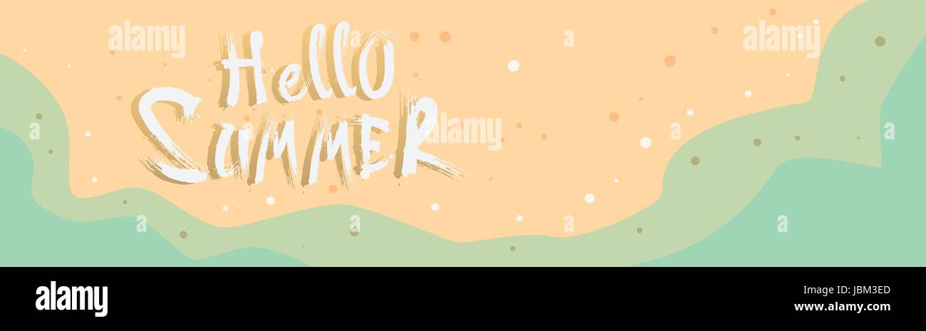 Romantic beach view Stock Vector Images - Alamy