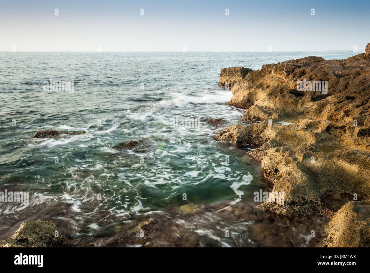 rock reef in the sea Stock Photo - Alamy