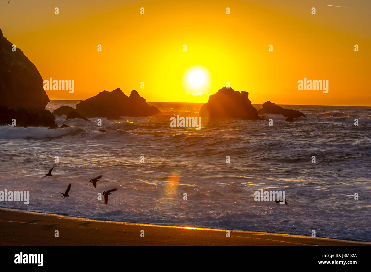 Pacifica sunset hi-res stock photography and images - Alamy