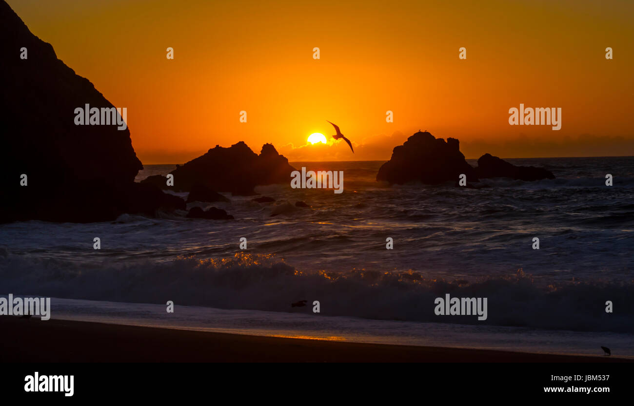 Pacifica sunset hi-res stock photography and images - Alamy