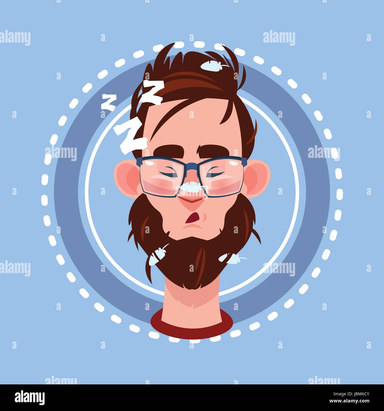 Person napping Stock Vector Images - Alamy