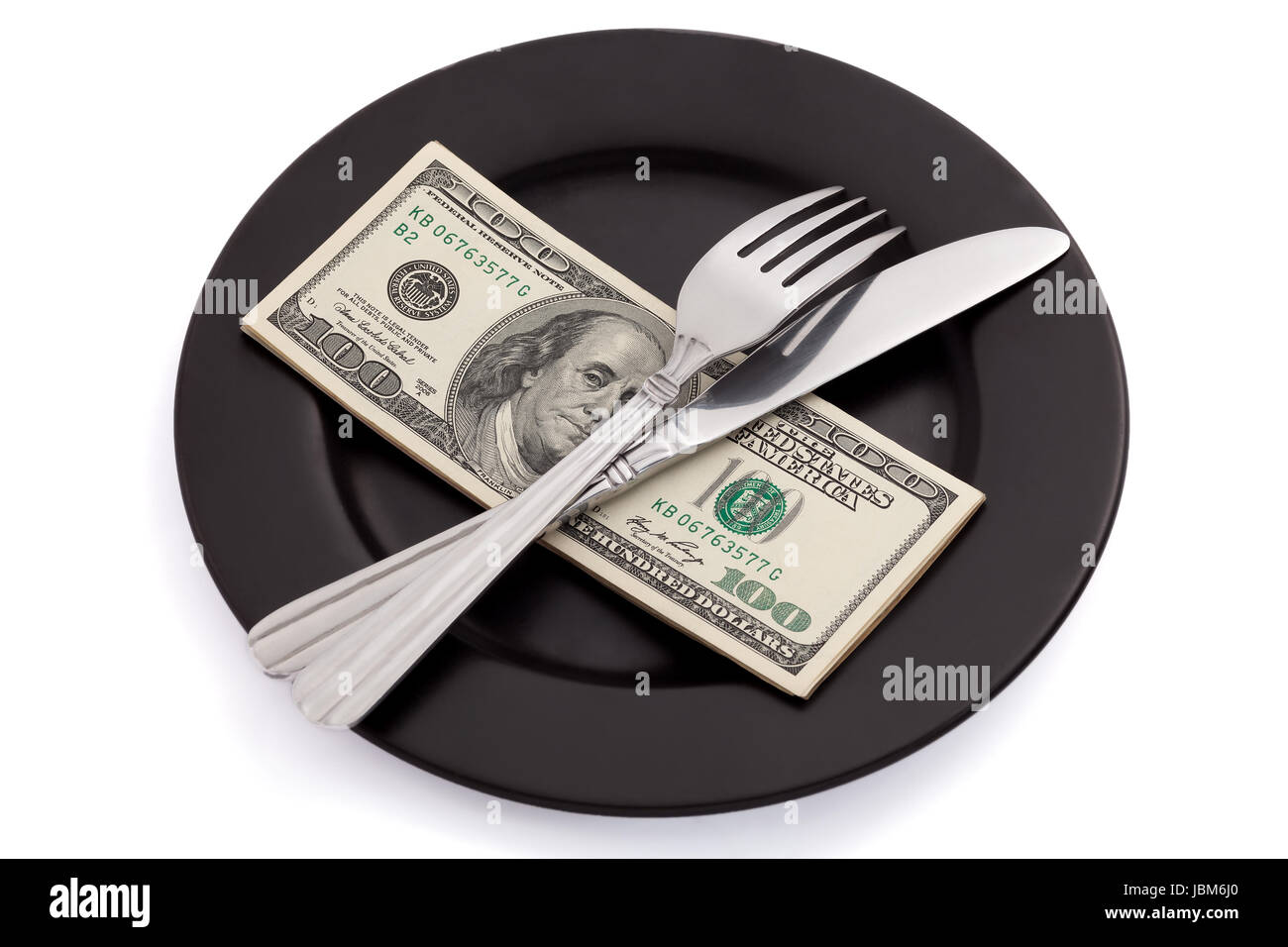 Money On Plate High Resolution Stock Photography and Images - Alamy