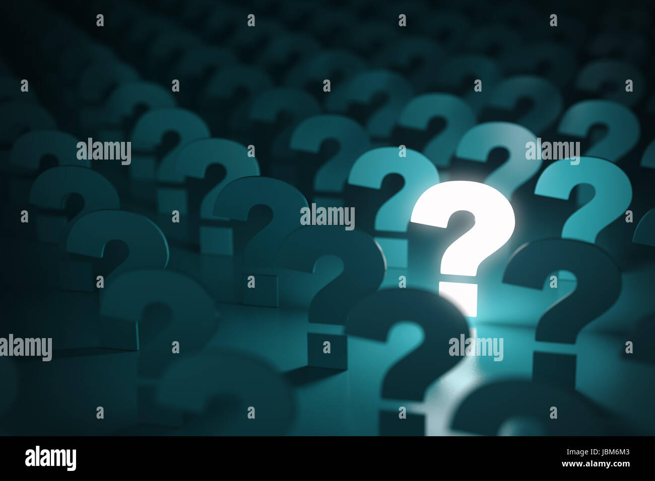 Question mark sign. Idea or problem concept background. 3d illustration ...