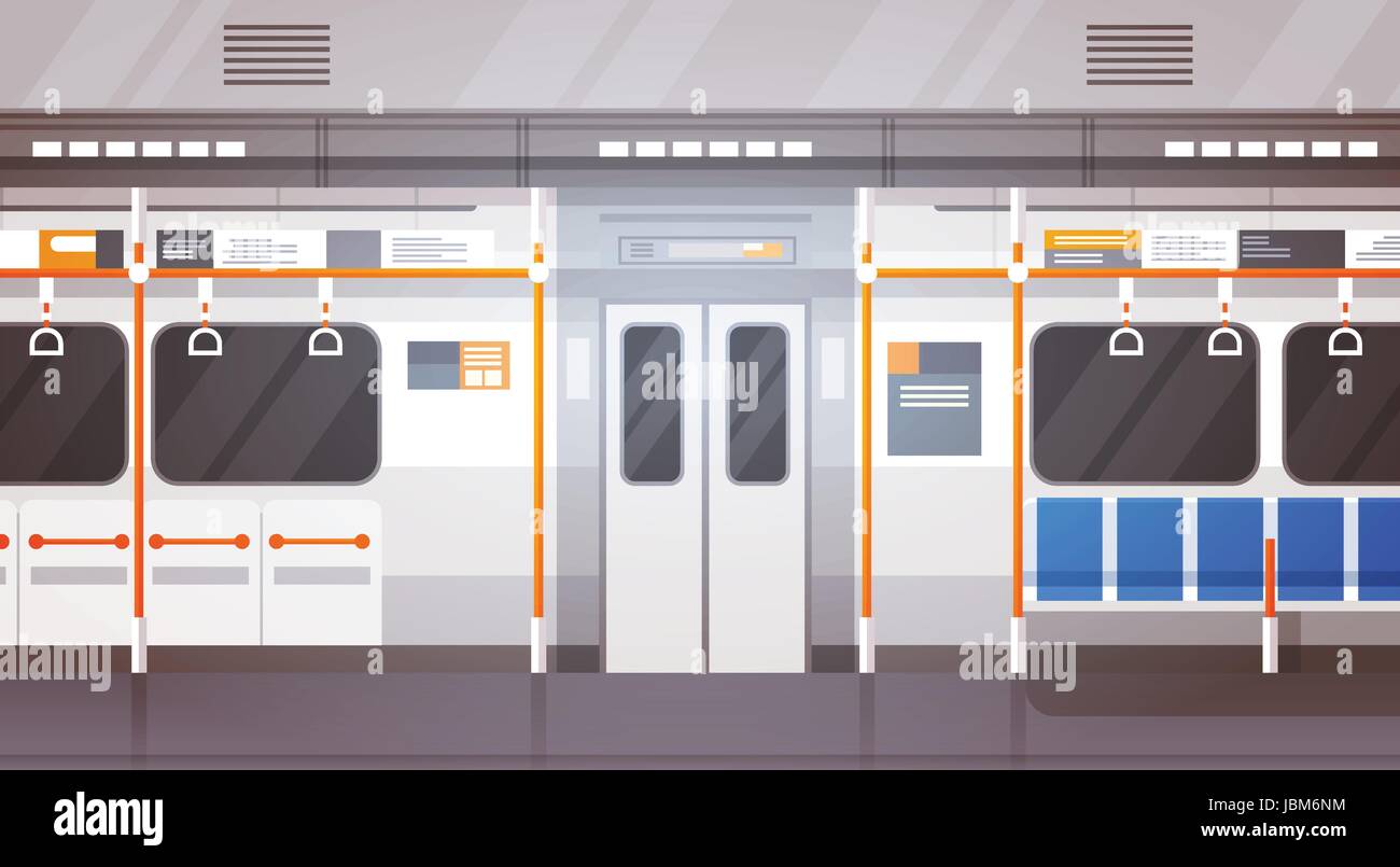Empty passenger car Stock Vector Images - Alamy