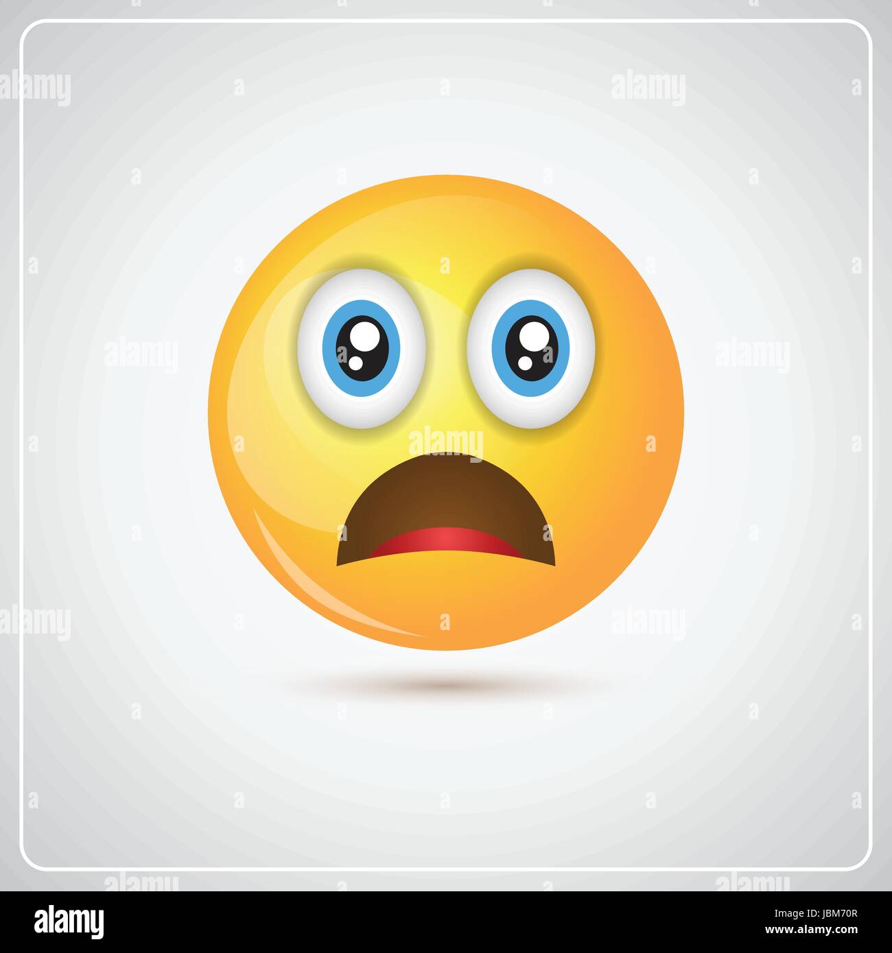 Surprise shock big eyes Stock Vector Images - Alamy