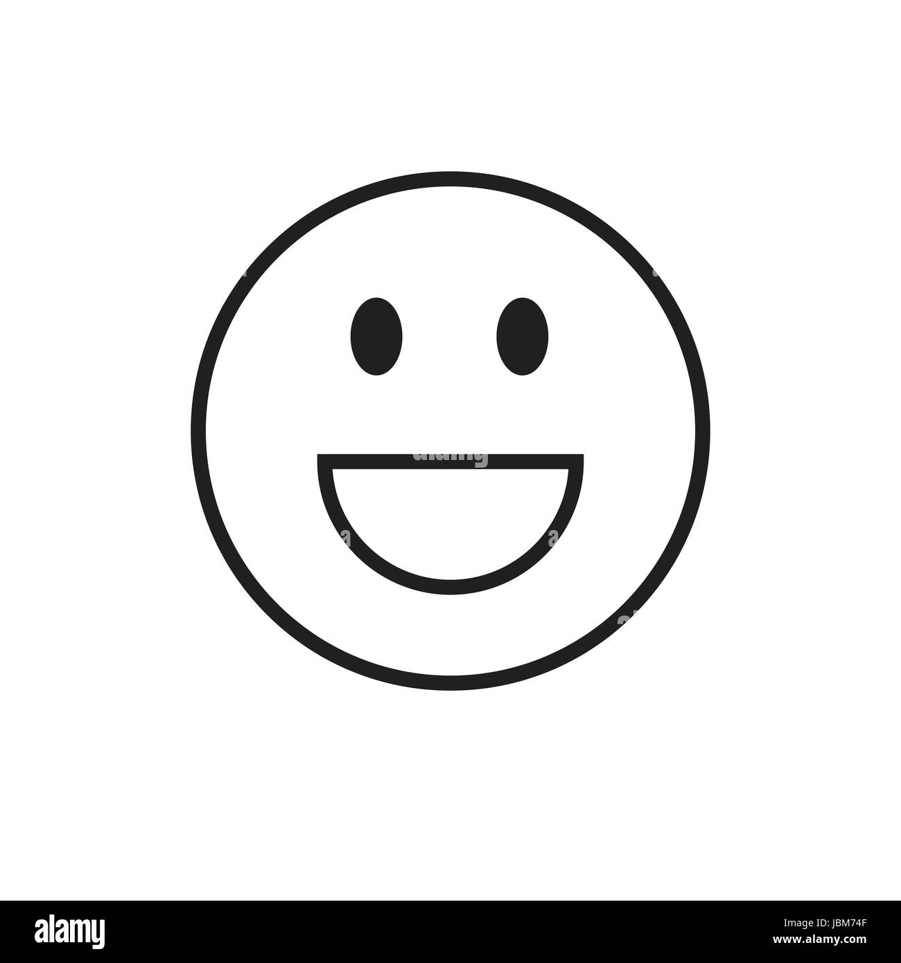 Emotion icon Black and White Stock Photos & Images - Alamy