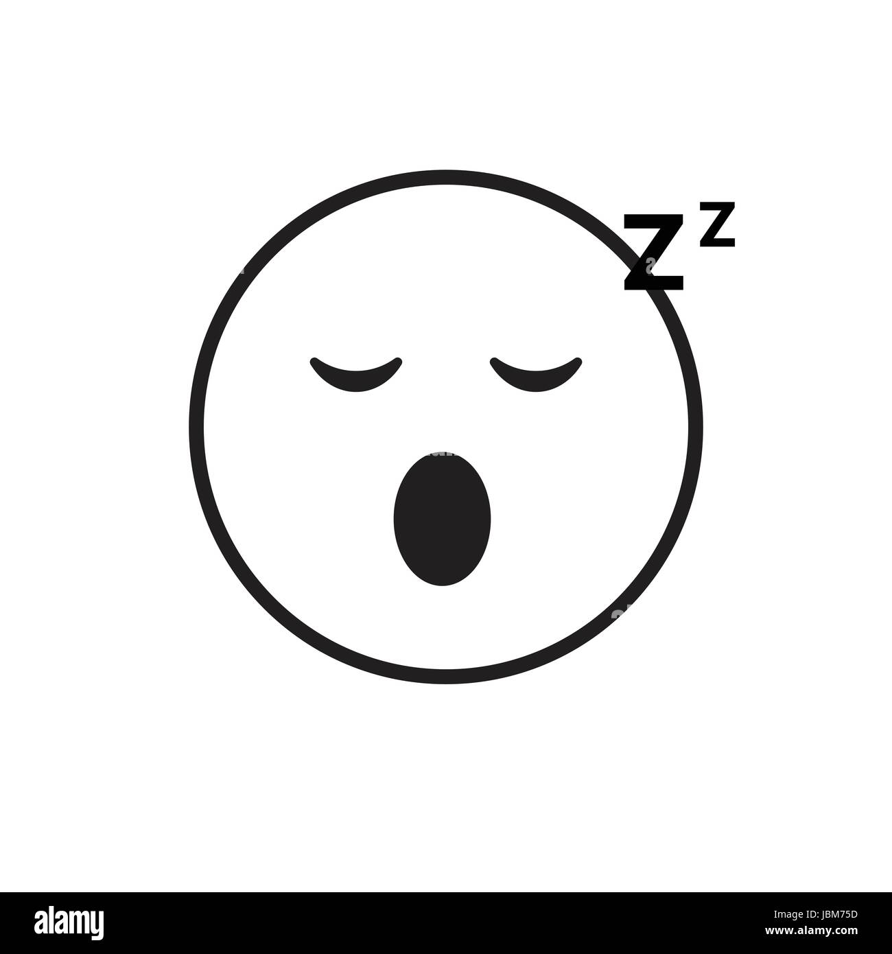 Sleepy Cartoon Faces