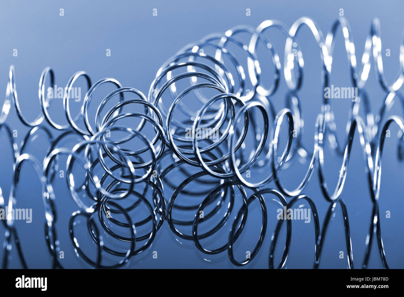 two spirals in chrome Stock Photo - Alamy