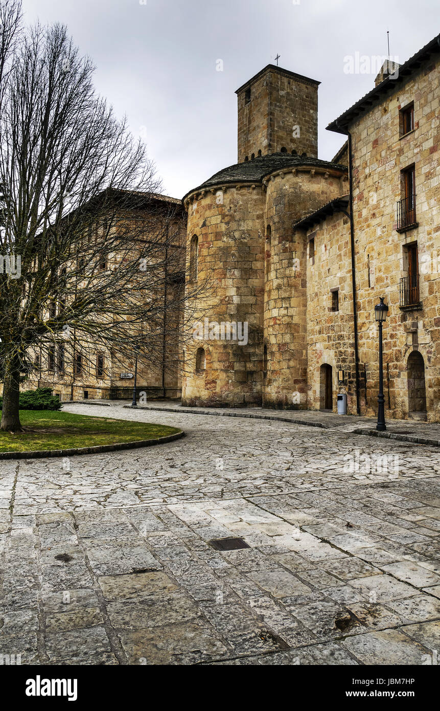 Picture inside the monastery yard in Spain Stock Photo - Alamy
