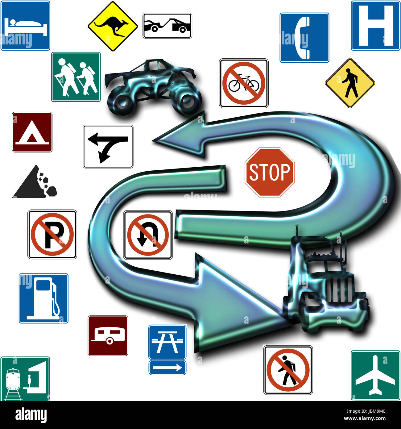 Car collision with traffic signals hi-res stock photography and images ...