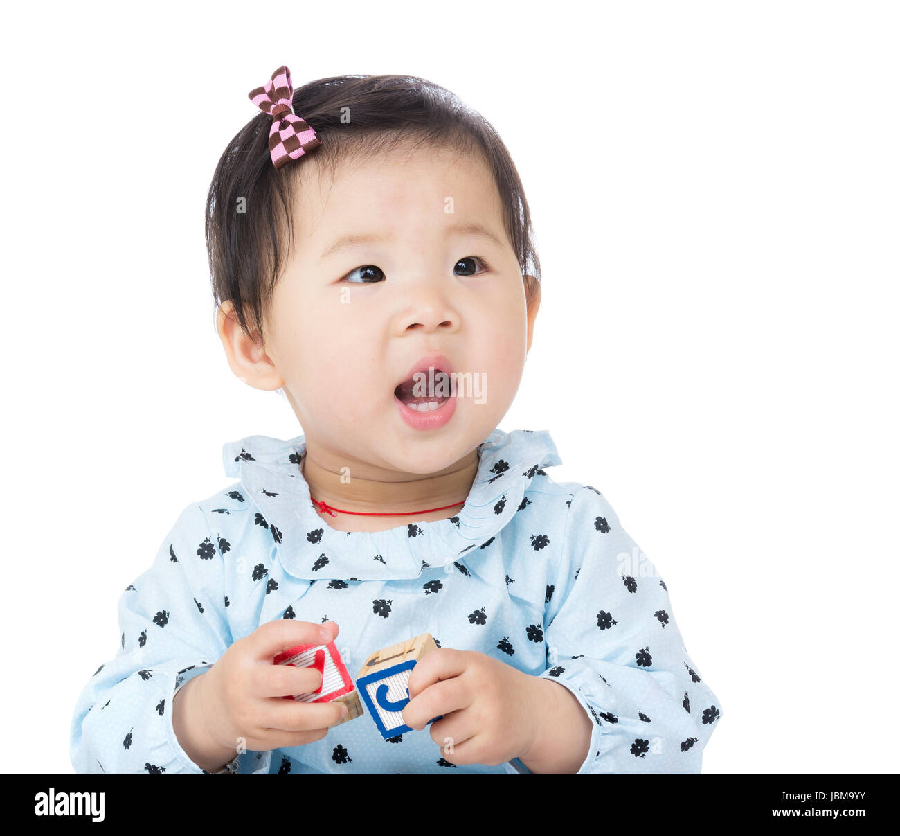 Little girl feel so happy Stock Photo - Alamy
