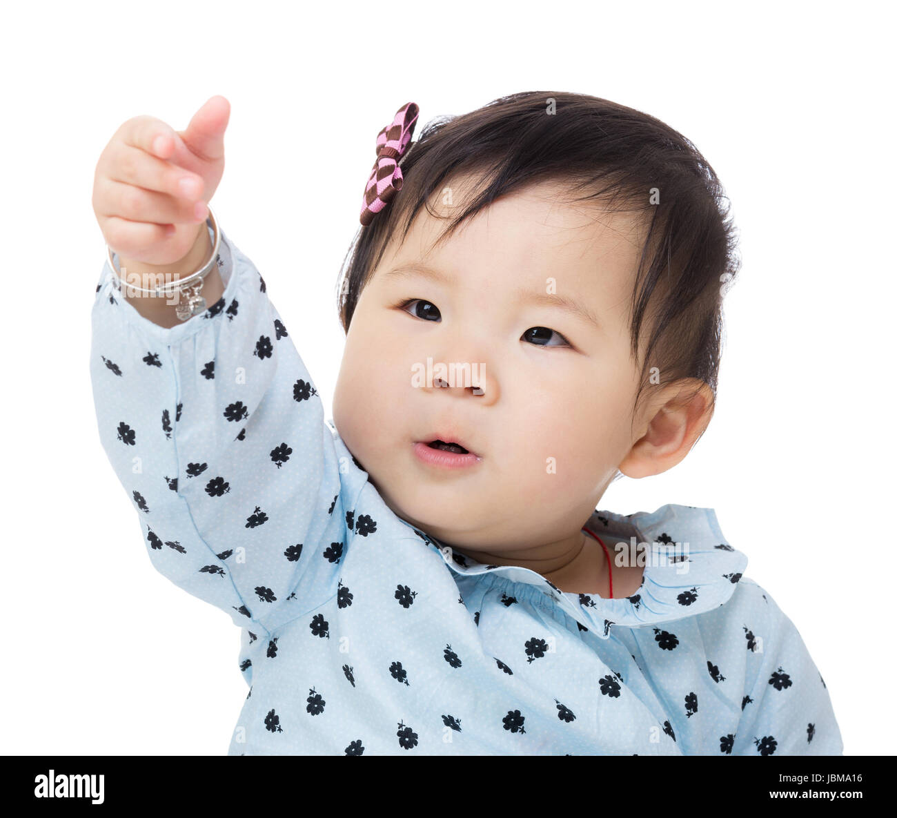 Child girl hand up Stock Photo - Alamy