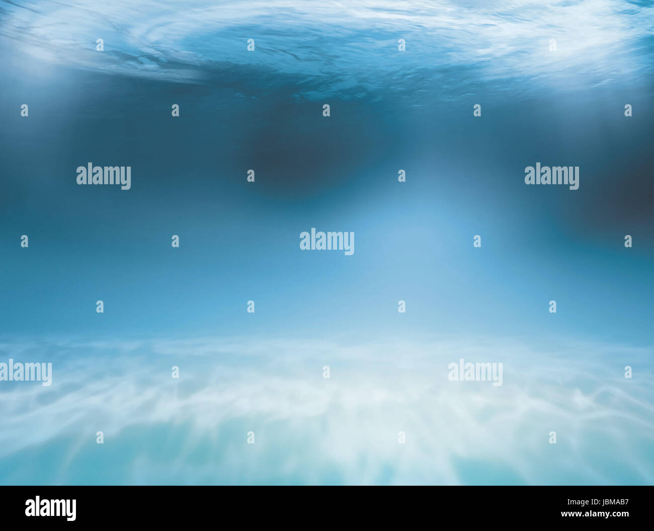 Underwater: the sunlight in the shallow sea water Stock Photo - Alamy