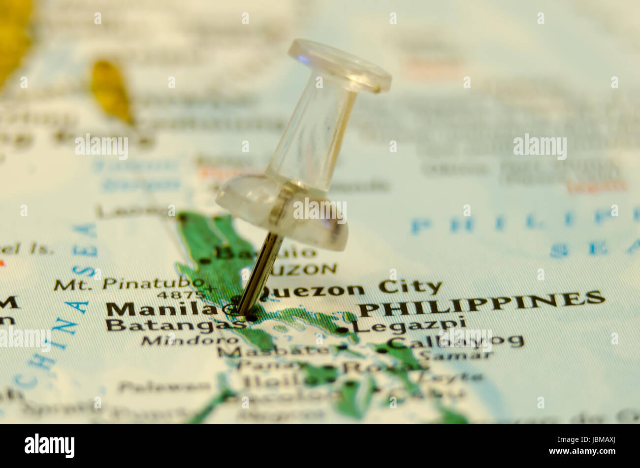 Philippines map pin hi-res stock photography and images - Alamy
