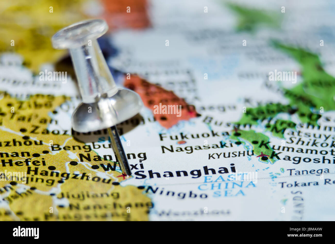 Pinned china map hi-res stock photography and images - Alamy