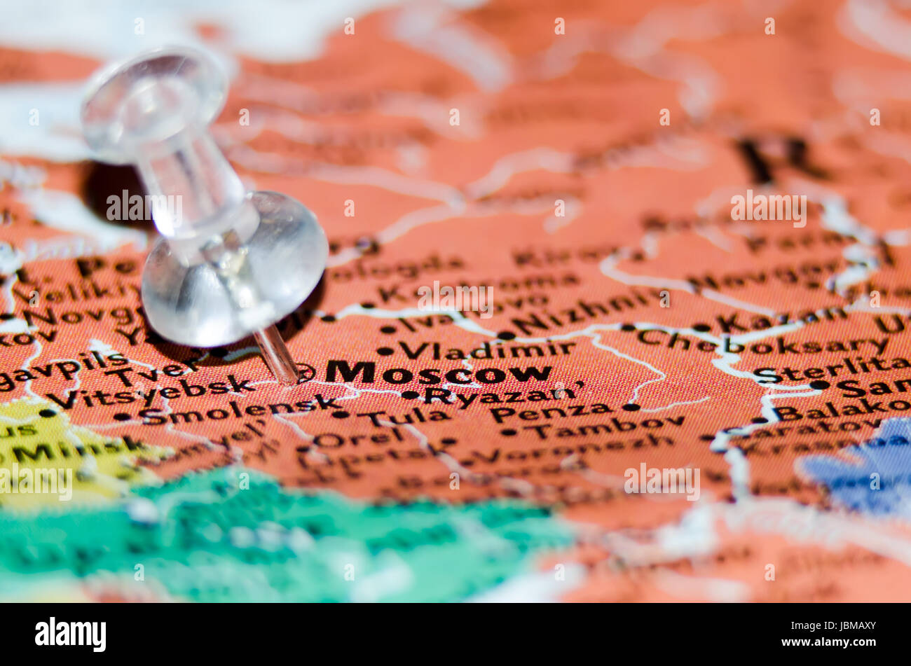 Moscow map soviet union hi-res stock photography and images - Alamy