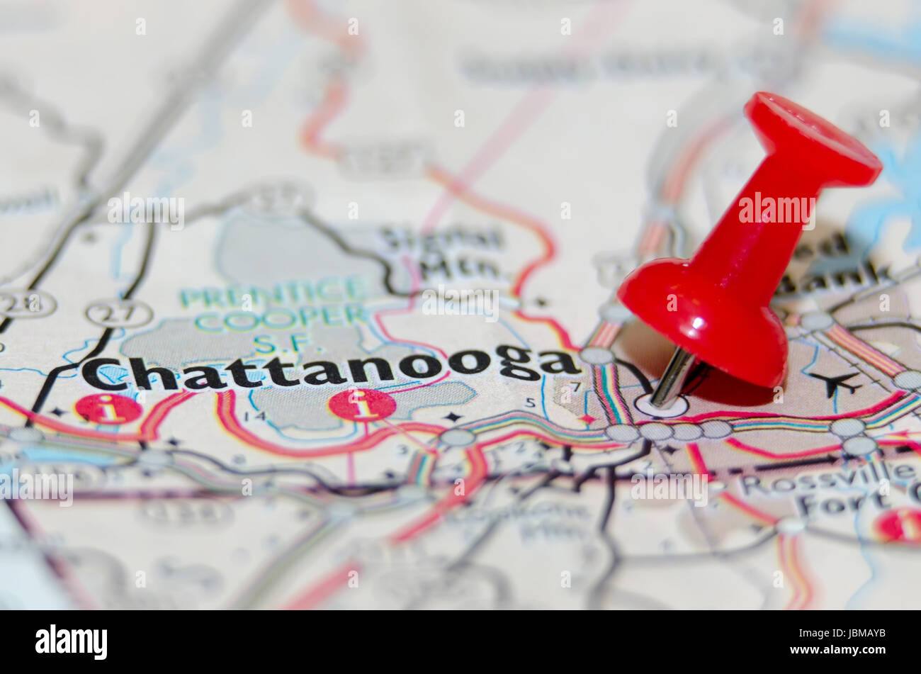 Map of rossville hi-res stock photography and images - Alamy