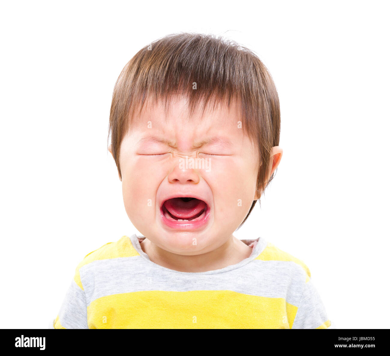 Crying asian baby girl Stock Photo - Alamy