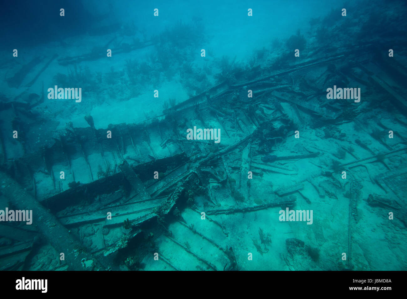 Diving tour on vacations. Underwater adventure to shipwreck Stock Photo ...