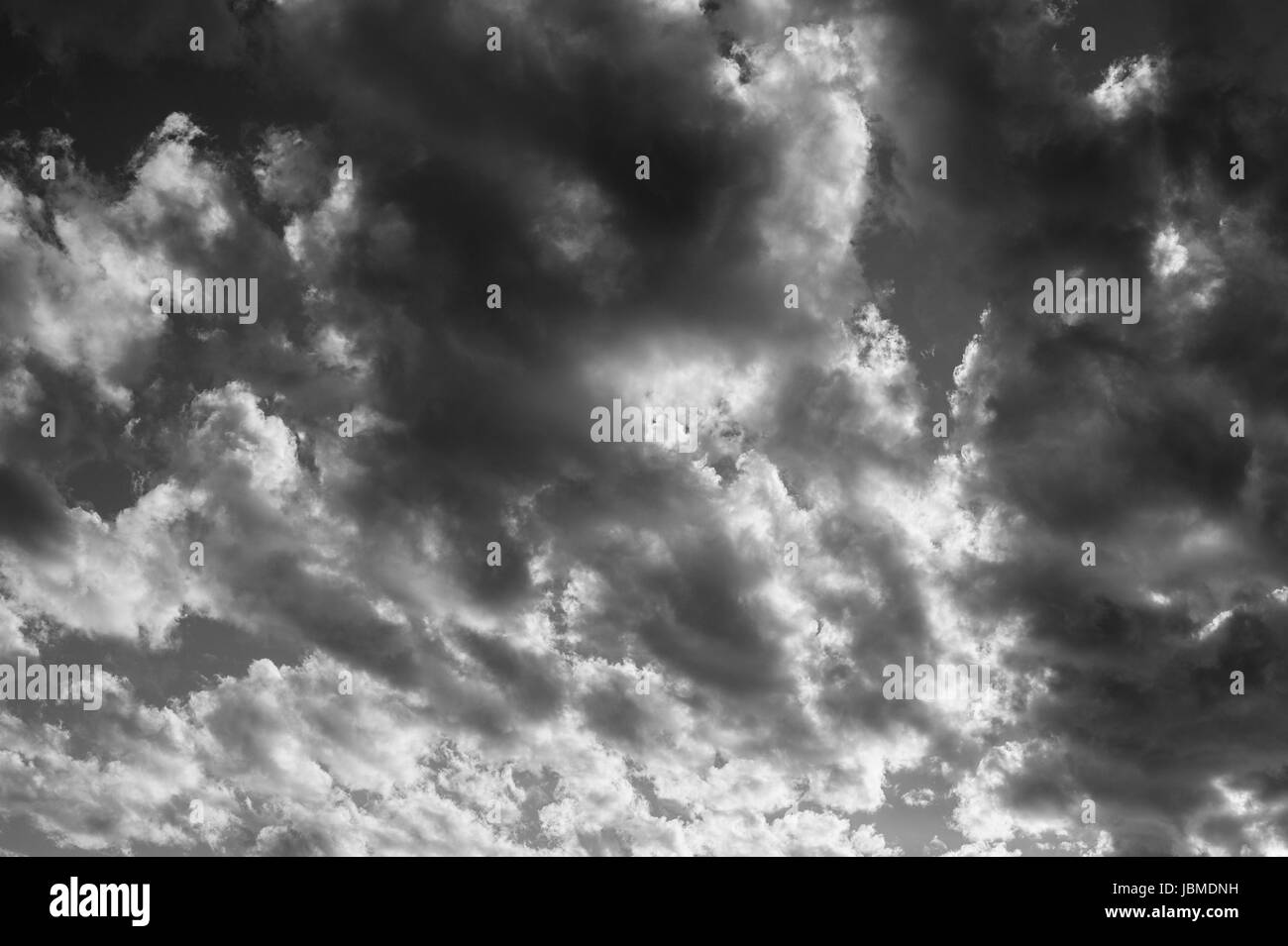 Altocumulus perlucidus clouds precipitation likley Stock Photo - Alamy