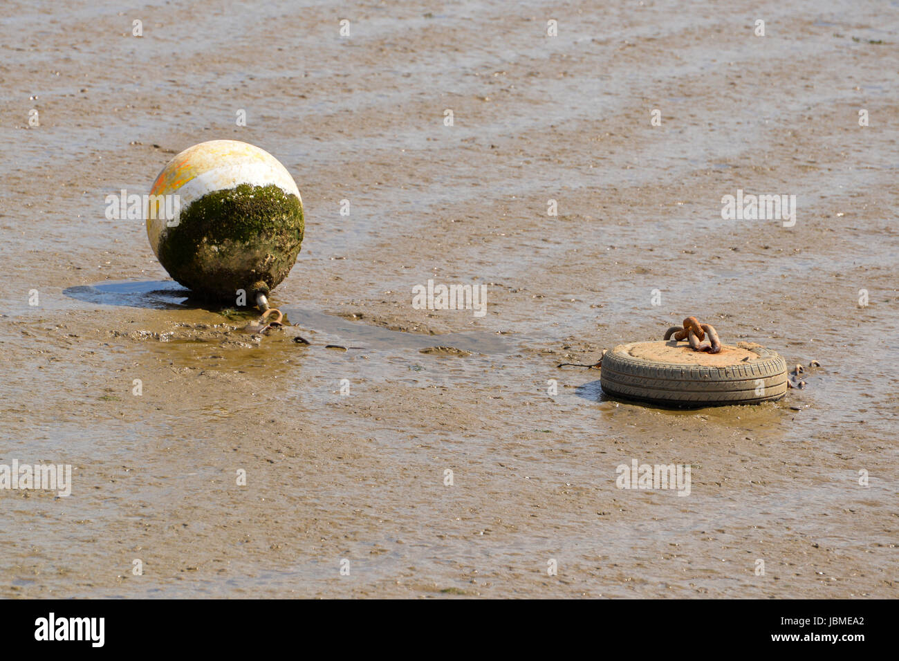 Mooring Buoy - Heybridge Basin, Maldon, Essex Stock Photo - Alamy