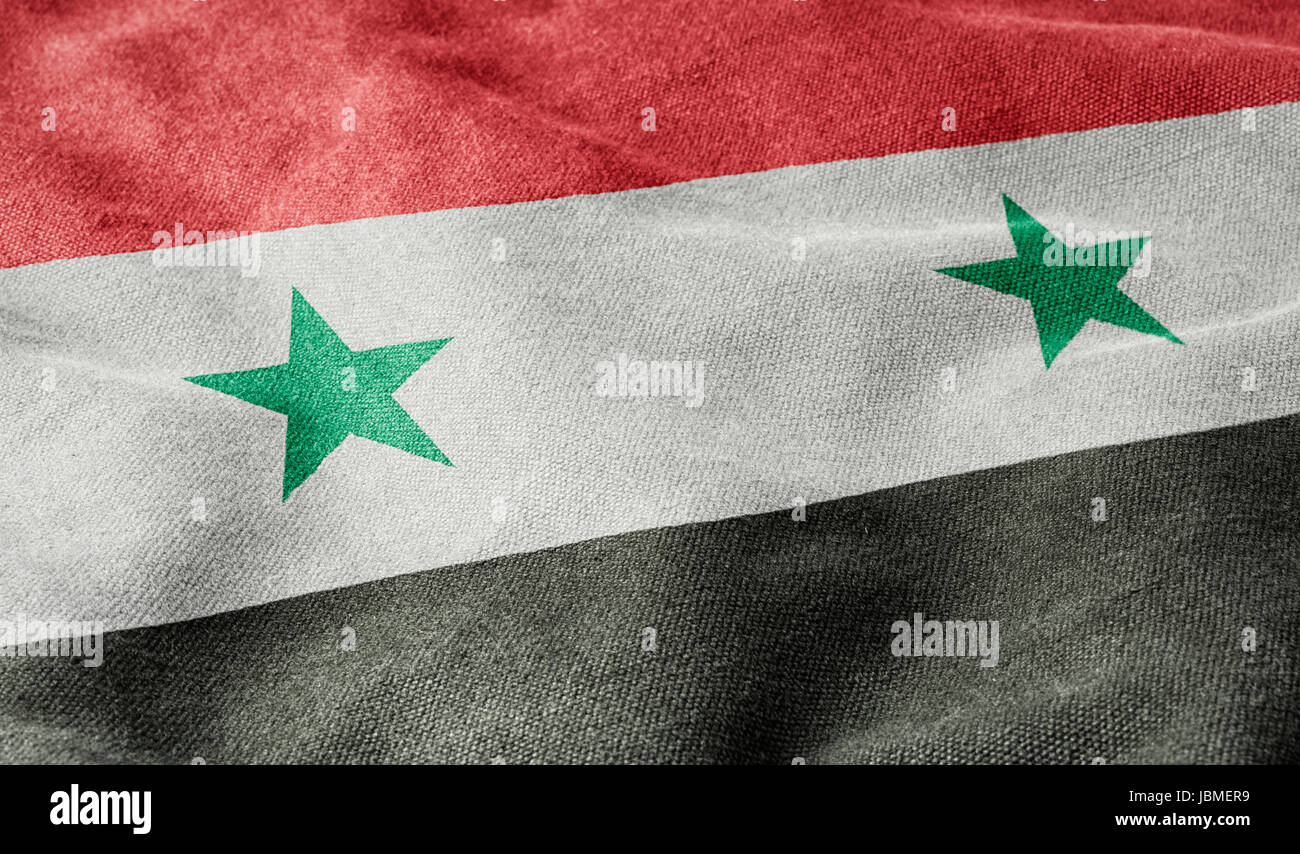 Flagge von Syrien Stock Photo - Alamy